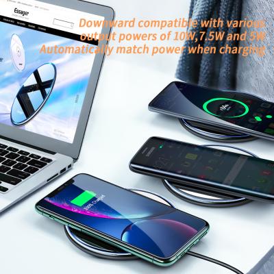 Cina Caricabatterie wireless per desktop a specchio 15W 10W 7.5W 5W Type-C Interface Charger in vendita