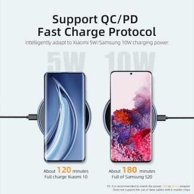 Cina Lampada da scrivania caricabatterie magnetica senza fili 15W per ip 12 HUAWEI XIAOMI in vendita