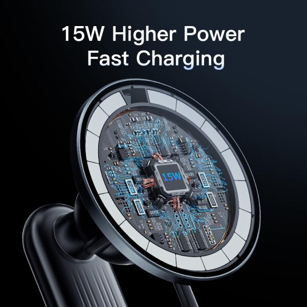 Essager 2023 Arpege Carregadores de Carro Rápidos Sem Fio Carregador de Telefone de Carro 15W