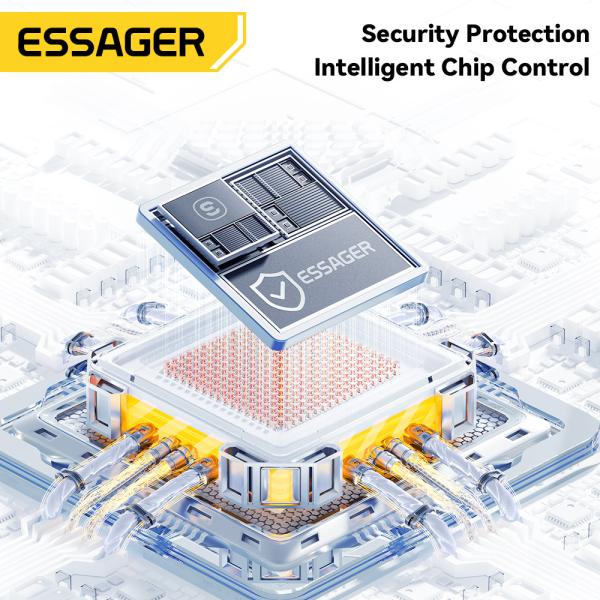 Quality ESSAGER ES-X66 Spring Style 29W USB-C to Lighting Charging Cable Cord for sale