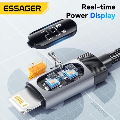 Китай ESSAGER ES-X64 серии 29W USB-C для освещения кабель для зарядки кабеля продается