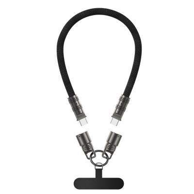 China ESSAGER ES-X65 Series 60W Charging + Lanyard Style USB C to USB C Cord for sale