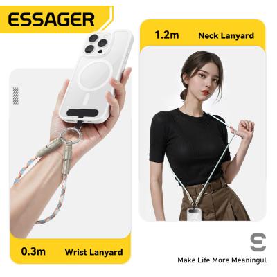 China ESSAGER ES-X65 Series 60W Charging + Lanyard Style USB C to USB C Cord for sale