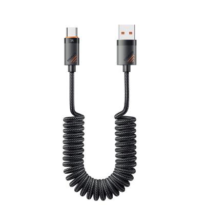 China ESSAGER ES-X66 Cable de estilo de resorte 100W 88W 7A USB tipo C a cable USB en venta