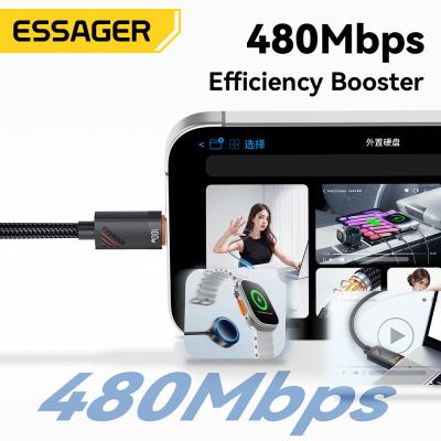 China ESSAGER ES-X66 2 in 1 kabel USB C tot type C Te koop