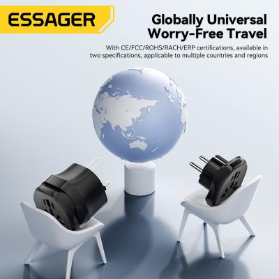 China ESSAGER WL-033-WL-09 Series EU UK to Universal UK to EU Travel Power Adapter for sale