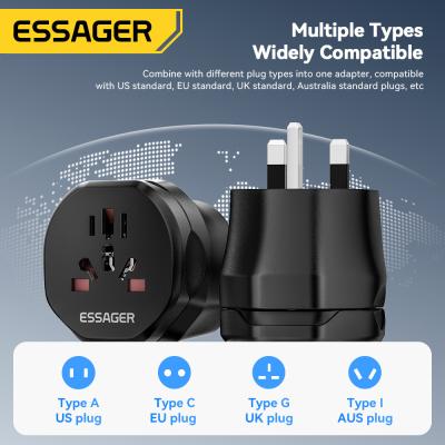 China ESSAGER WL-033-WL-09 Series EU UK to Universal UK to EU Travel Power Adapter for sale