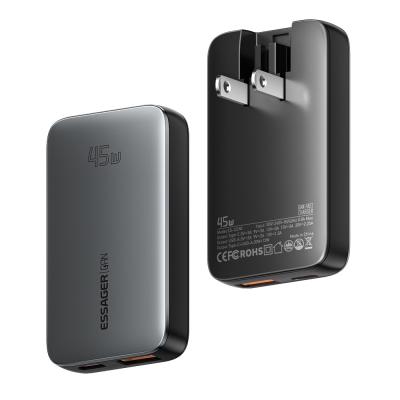 China ESSAGER ES-CD48 série 2 portas 45W Tipo C carregador rápido rápido USB à venda