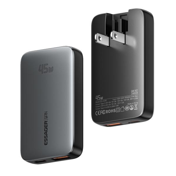 ESSAGER ES-CD48 Serie 2 poorten 45W Type C Quick USB Fast Charger