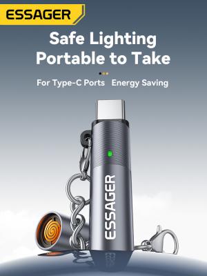 China ESSAGER ES-OTG26 OTG Lighter Portable USB Type C Electric Lighter for sale
