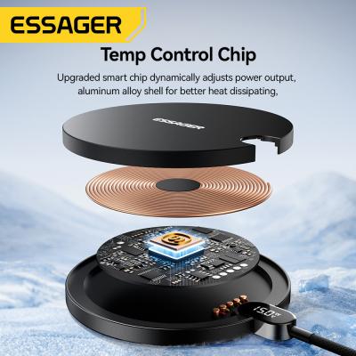China ESSAGER ES-WC15 serie 15W oplader voor Android magnetisch draadloos oplader Te koop