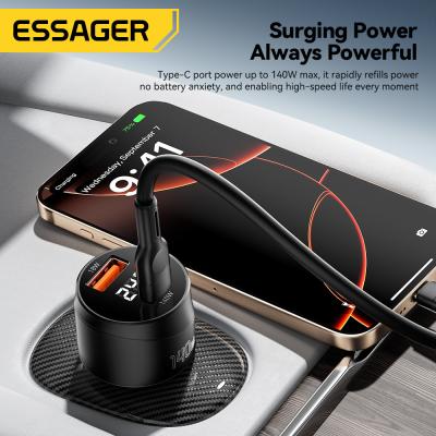 China ESSAGER ES-CC19 Series 140W Car Phone Charger Best Car Charger for sale