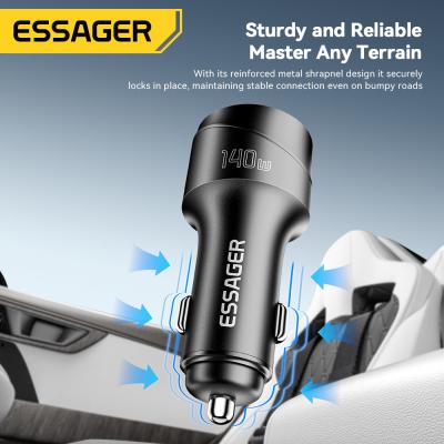 China ESSAGER ES-CC19 Series 140W Car Phone Charger Best Car Charger for sale