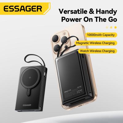 China ESSAGER ES-D019 Wireless Magnetic Power Bank 10000mah Battery Bank for sale