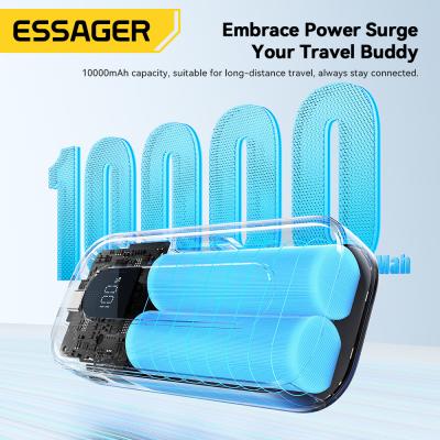 Κίνα ESSAGER FS01 Σειρά 1000 Mah φορητό φορτιστή USB-C Καλύτερη τράπεζα ισχύος προς πώληση
