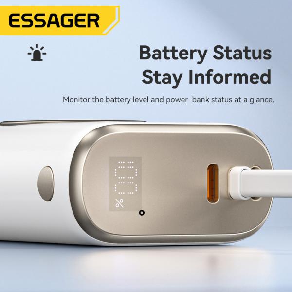 Quality ESSAGER ES-D018 Series Portable Battery Power Bank 10000 Mah With 30W USB-C for sale