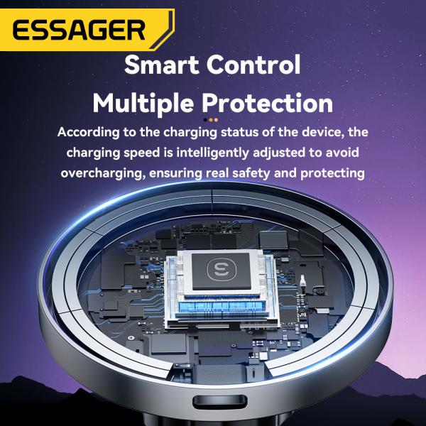 ESSAGER ES-ZJ31 Luftlüftmagnetische Mobiltelefon-Halter für Mobiltelefone für Fahrzeuge