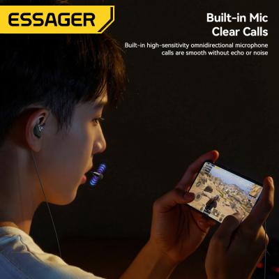 Cina ESSAGER G62 in Ear USB Tipo C Jack Aux 3.5mm Auricolari in vendita