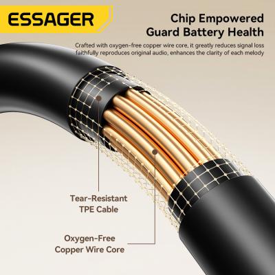 Cina ESSAGER G62 in Ear USB Tipo C Jack Aux 3.5mm Auricolari in vendita