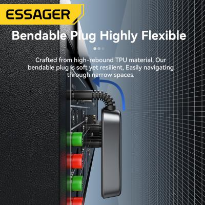 China ESSAGER ES-BT10 Built in Battery Jack Aux 3.5mm to Bluetooth Transmitter Receiver for sale