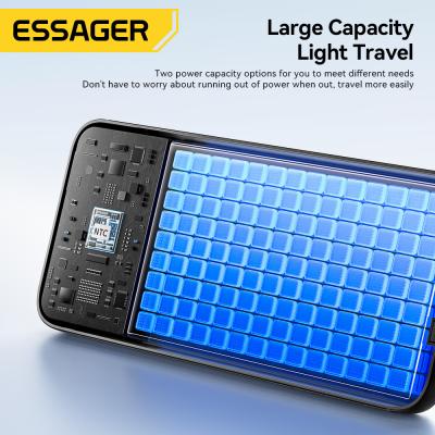 Κίνα ESSAGER ES-D023 22.5W ψηφιακή φορητή τράπεζα ισχύος 10000mAh με καλώδιο προς πώληση