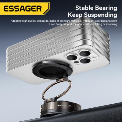 Κίνα ESSAGER ES-ZJ35 Μαγνητική Βάση Τηλεφώνου Αυτοκινήτου με Αναρρόφηση, Αναδιπλούμενη, από Κράμα Ψευδαργύρου προς πώληση