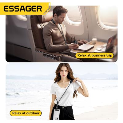 China ESSAGER ES-X72 Cable USB C de Carga y Masaje 2 en 1 5A PD 100W Cable de Datos Tipo C a Tipo C con Masaje en venta