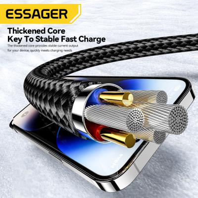 China ESSAGER ES-X49 65W Usb to Type C Lightning 4 in 1 Charger Data Cable for Phone Laptop for sale