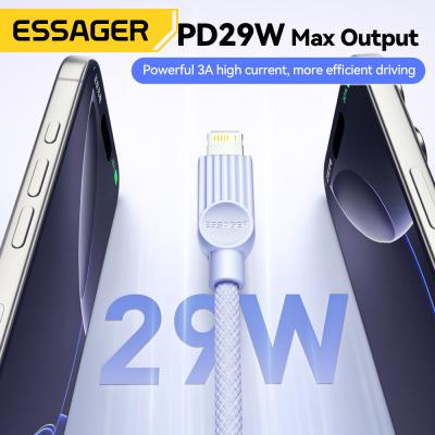 China ESSAGER ES-X73 Iphone Charger Cable USB C To Lightning For 13 14 11 12 Pro Max for sale