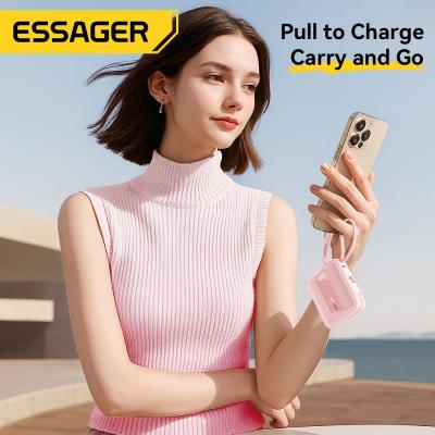 Cina Essager ES-D024 Power Bank Compatta 22.5W con Display Digitale, 10000 mAh, Ricarica Rapida e Cavo Integrato in vendita