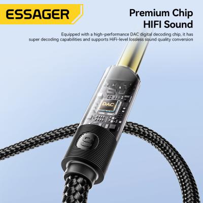 Cina Cavo audio Essager ES-YP26 da 3.5mm maschio a 6.5mm maschio per altoparlanti, amplificatori, chitarre, mixer in vendita