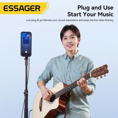 Cina Cavo audio Essager ES-YP26 da 3.5mm maschio a 6.5mm maschio per altoparlanti, amplificatori, chitarre, mixer in vendita