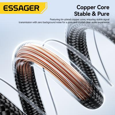 Cina Cavo audio Essager ES-YP26 da 3.5mm maschio a 6.5mm maschio per altoparlanti, amplificatori, chitarre, mixer in vendita