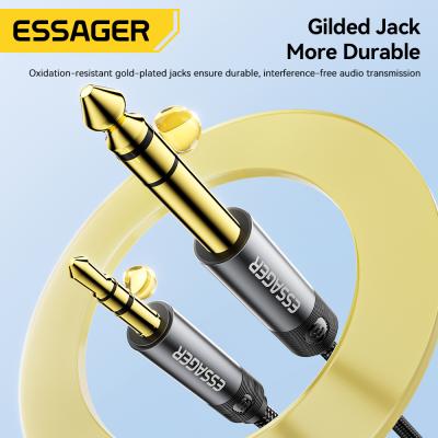 Cina Cavo audio Essager ES-YP26 da 3.5mm maschio a 6.5mm maschio per altoparlanti, amplificatori, chitarre, mixer in vendita