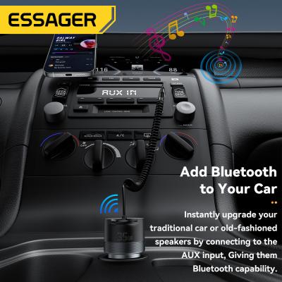China ESSAGER ES-CC20 30W 35W Cargador de Coche USB Tipo C Super Rápido con Adaptador Bluetooth 3.5mm en venta