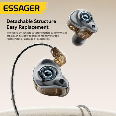 Cina ESSAGER S25 Earphone con microfono con cavo per giochi da 3,5 mm in vendita