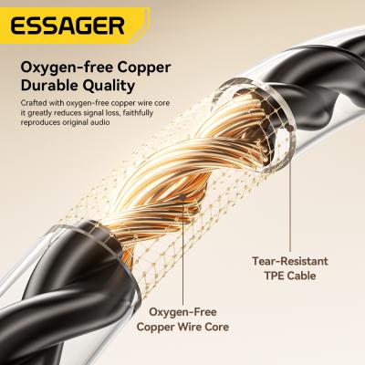 Cina ESSAGER S25 Earphone con microfono con cavo per giochi da 3,5 mm in vendita