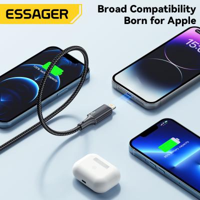 中国 ESSAGER ES-X45 Pd 29w USB C ライトアップ iPhone 急速充電コード 販売のため