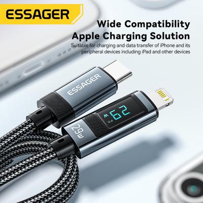 中国 ESSAGER ES-X47 1m 2m PD29W ワイヤレス 帯状 携帯USB C ライトニングケーブル 急速充電 販売のため