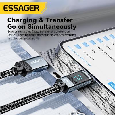中国 ESSAGER ES-X47 1m 2m PD29W ワイヤレス 帯状 携帯USB C ライトニングケーブル 急速充電 販売のため