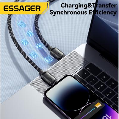 中国 ESSAGER ES-X56 1M PD 29W 3A 高速充電 Type C to L マグネットデータケーブル (iPhone用) 販売のため