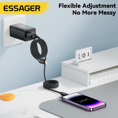 中国 ESSAGER ES-X56 1M PD 29W 3A 高速充電 Type C to L マグネットデータケーブル (iPhone用) 販売のため