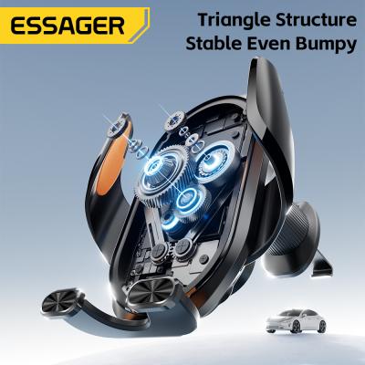 Cina ESSAGER A6 Supporto per telefono da auto con caricatore wireless 15W universale a 360° per bocchetta dell'aria in vendita