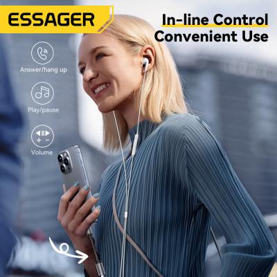 China Essager ES-YP27 Usb Type C To Lightning iPhone Audio Converter Charger Adapter Cable for sale