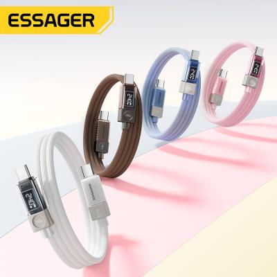 China ESSAGER ES-X76 Type C To Type C Fast Charging Cable 240W 100W 5A Digital Display for sale