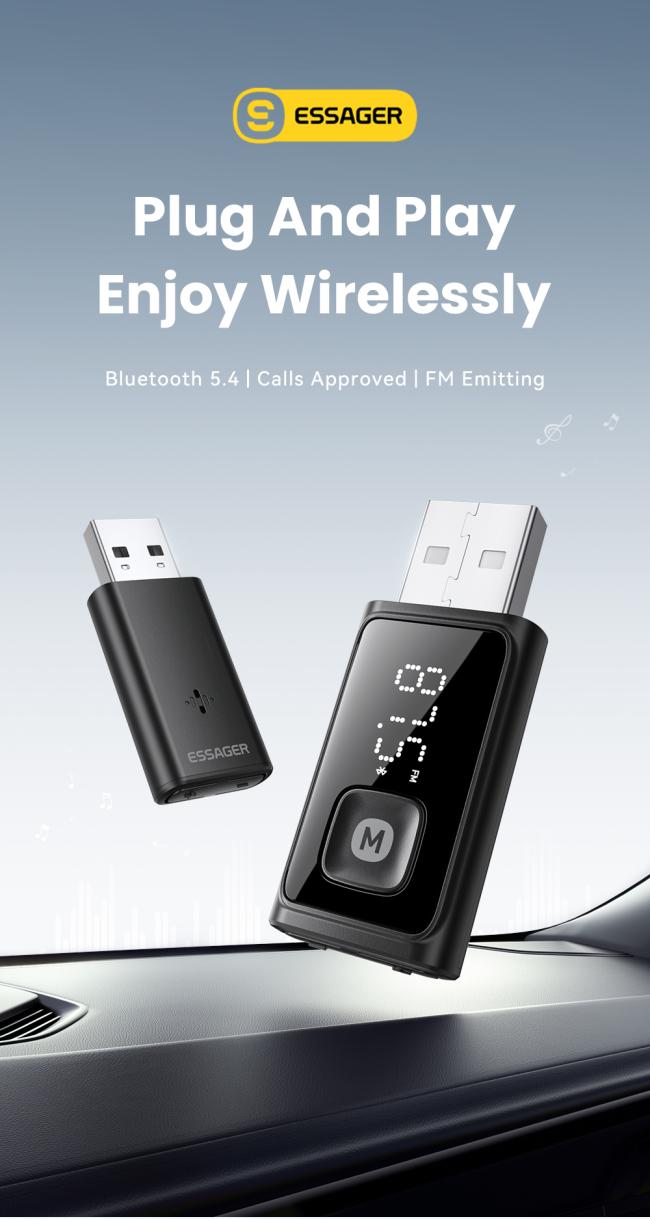 ESSAGER ES-BT17 front view showing LED display