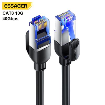 Cina Cavo Ethernet ESSAGER ES-WX02 Cat 8 40Gbps Rj45, 0.5M 1M 2M 3M 5M 10M 15M in vendita
