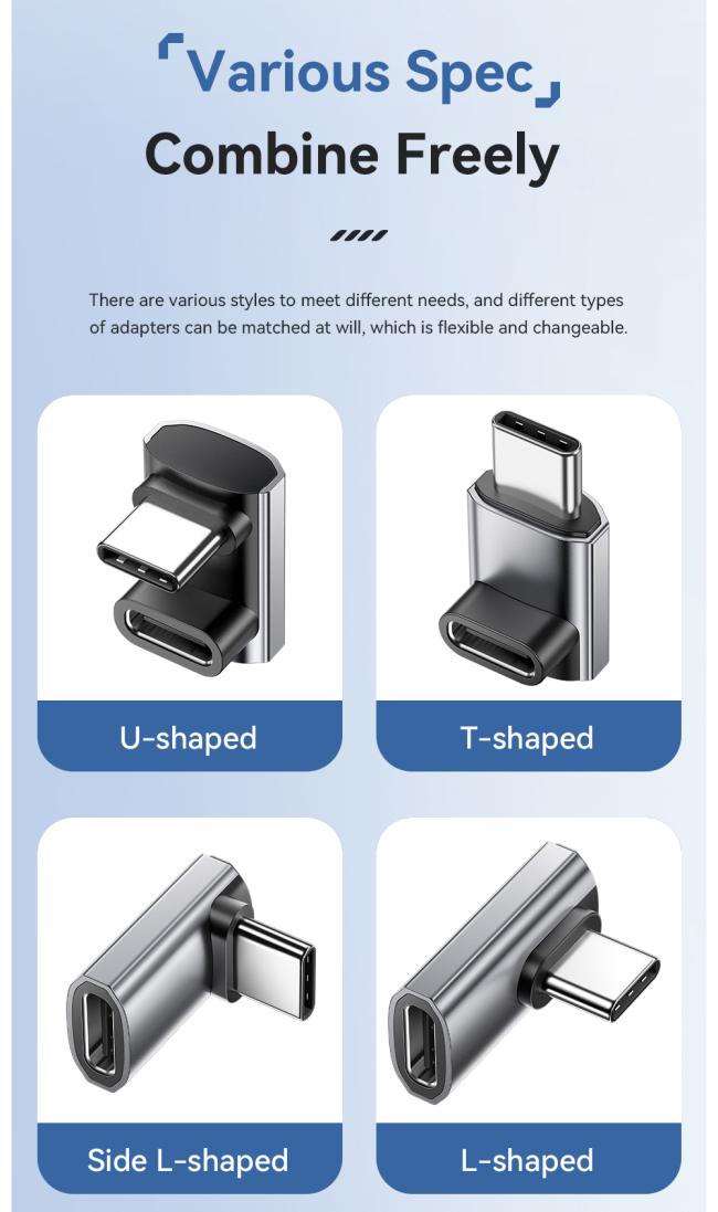 Close-up view of ESSAGER USB-C adapter connector