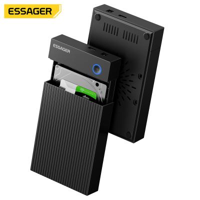 Κίνα ESSAGER ES-YP03 USB 3.0 SATA Hard Drive Enclosure με ταχύτητα 5Gbps Διπλό πρωτόκολλο Boost και ευρέως συμβατό με 2,5 3,5 ιντσών HDD SSD προς πώληση