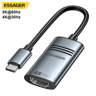 Cina ESSAGER ES-OTG23 Adattatore Cavo Convertitore da USB Tipo C a HDMI 8K@60Hz 4K@30Hz in vendita